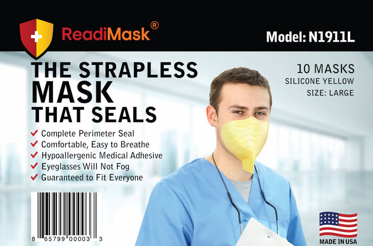 ReadiMask N1911 Large Strapless Mask - Silicone – EBSECan Charity ...